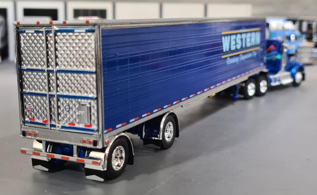 1/64 Dcp / First Gear Western Kenworth W990 With Refrigerated Trailer ...