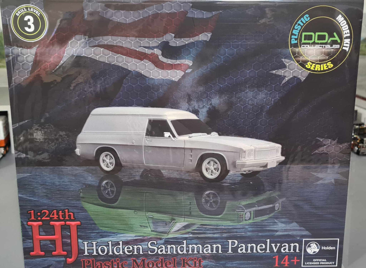 1/24Th Hj Holden Sandman Panelvan Plastic Model Kit In Display Box ...