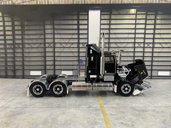 Iconic Replicas 1/50 Scale Sar Kenworth Aerodyne In Black With Black C ...