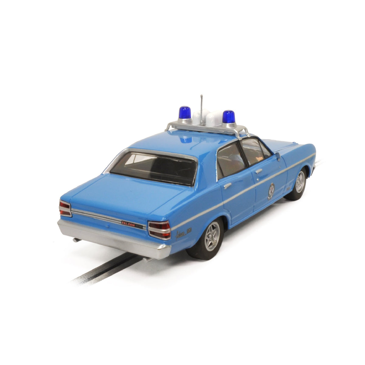SCALEXTRIC FORD FALCON XY NSW POLICE SLOT CAR NEW IN DISPLAY CASE ...