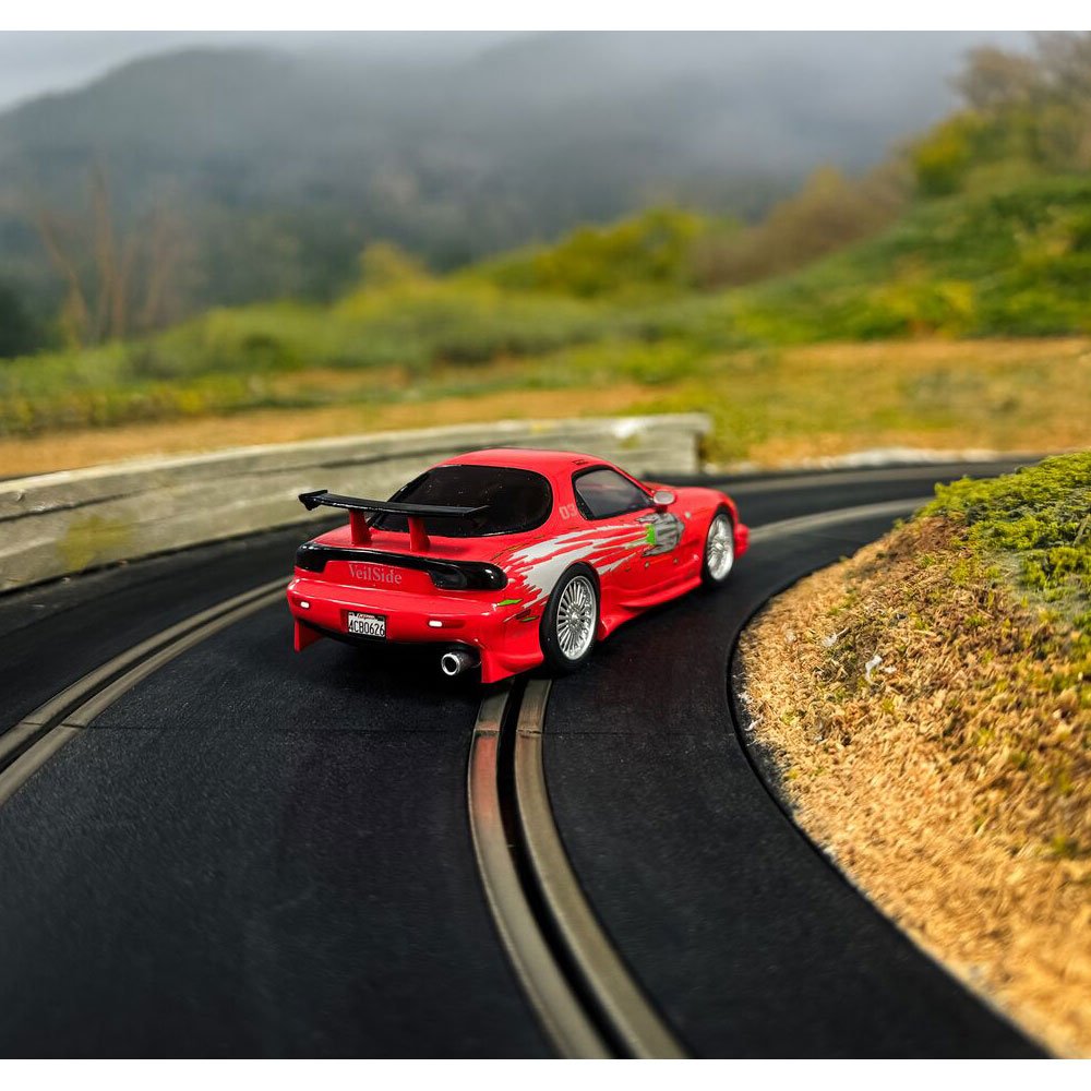 SCALEXTRIC 1/32 SCALE DOMS MAZDA RX7 FROM THE MOVIE FAST AND FURIOUS B ...