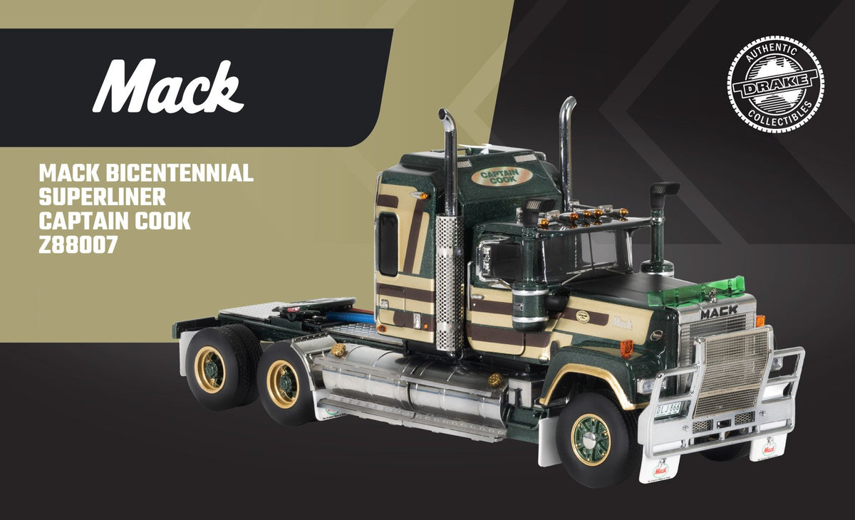 Drake 1/50 MACK BICENTENNIAL SUPERLINER CAPTAIN COOK New In Box ...