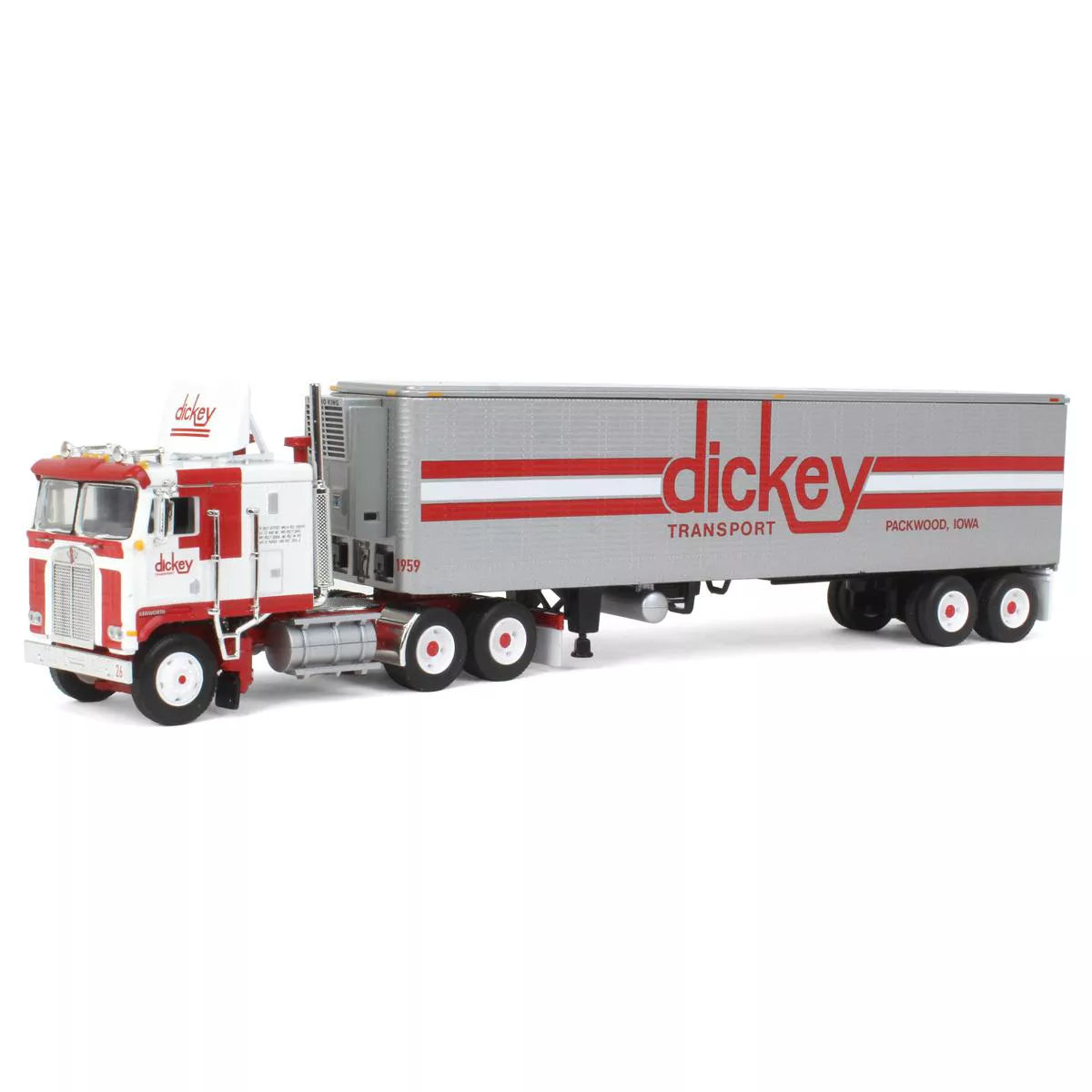 DCP / FIRST GEAR K100 KENWORTH DICKEY TRANSPORT WITH FRIDGE TRAILER ...