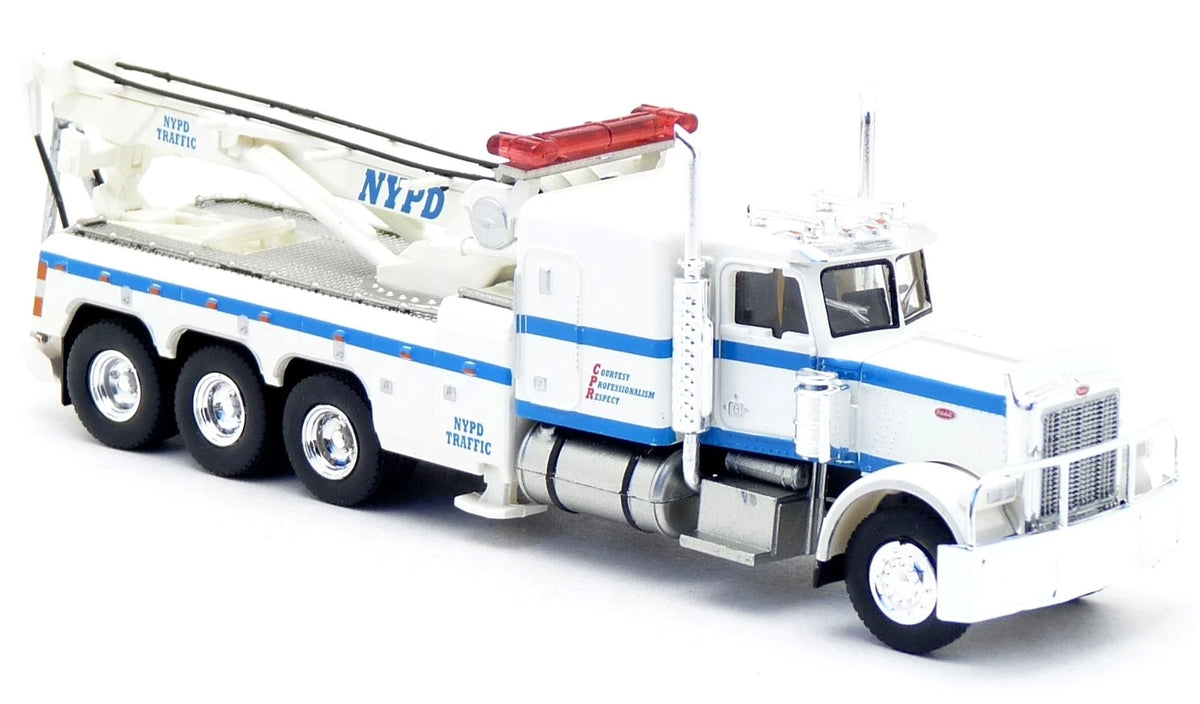 1/87 SCALE PETERBILT NYPD TRI AXLE HEAVY WRECKER TOW TRUCK – TUFFTRUCKS ...