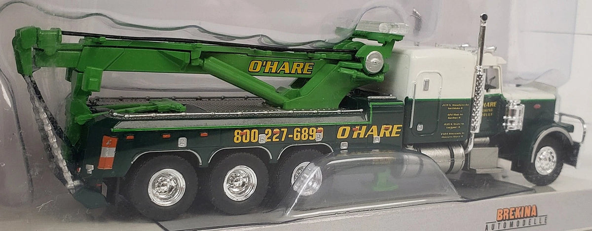 1/87 SCALE PETERBILT O`HARE TRI AXLE HEAVY WRECKER TOW TRUCK ...