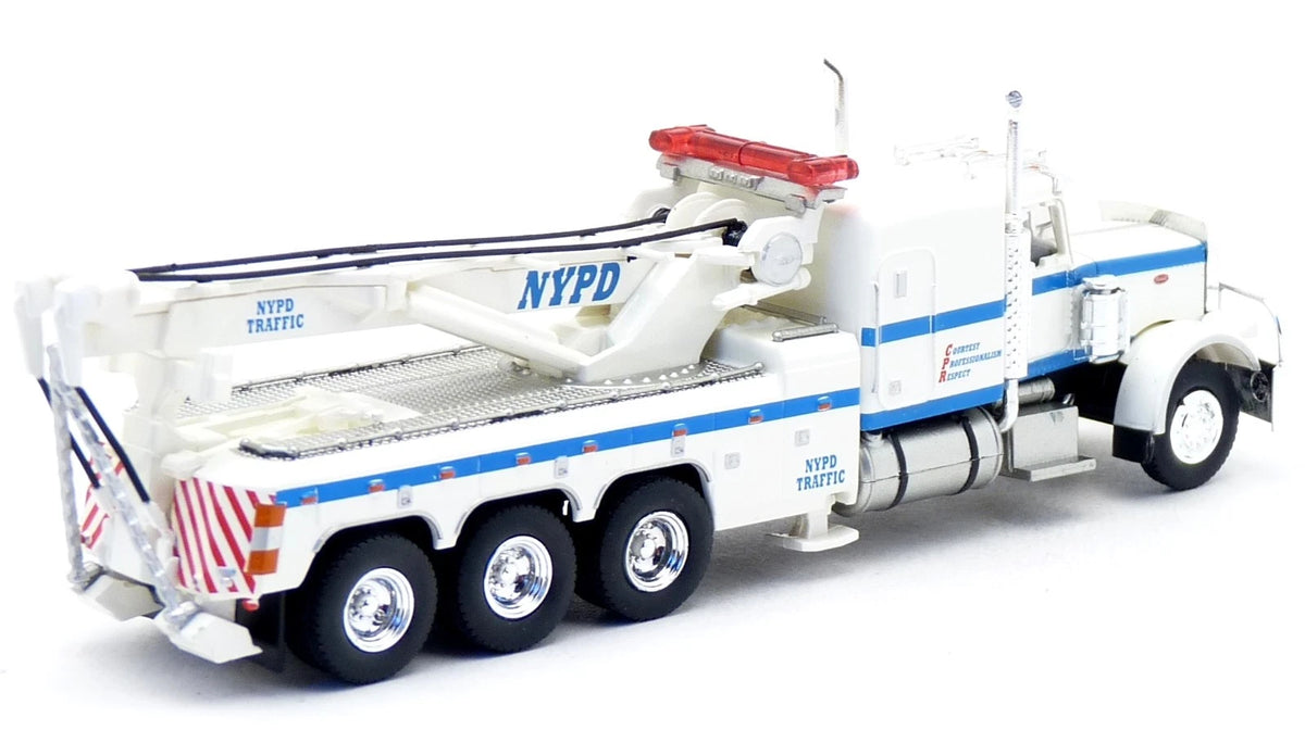1/87 SCALE PETERBILT NYPD TRI AXLE HEAVY WRECKER TOW TRUCK – TUFFTRUCKS ...