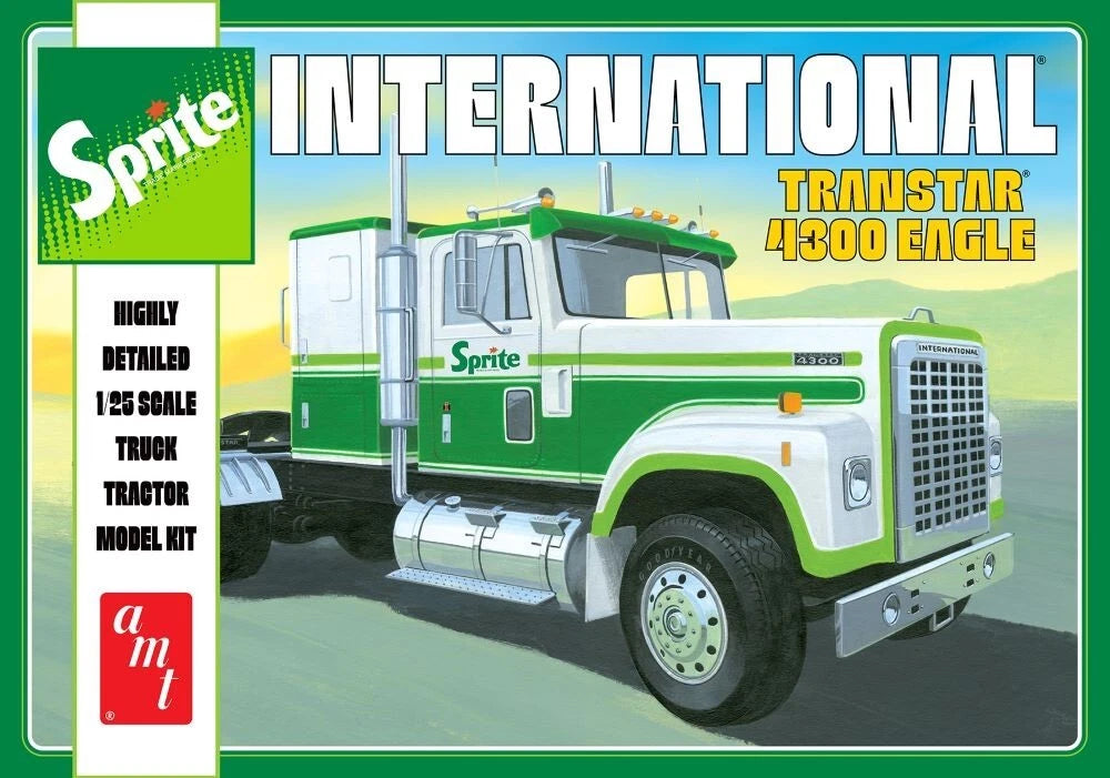 Amt 1/25 Scale SPRITE International Transtar 4300 EAGLE Plastic Model ...