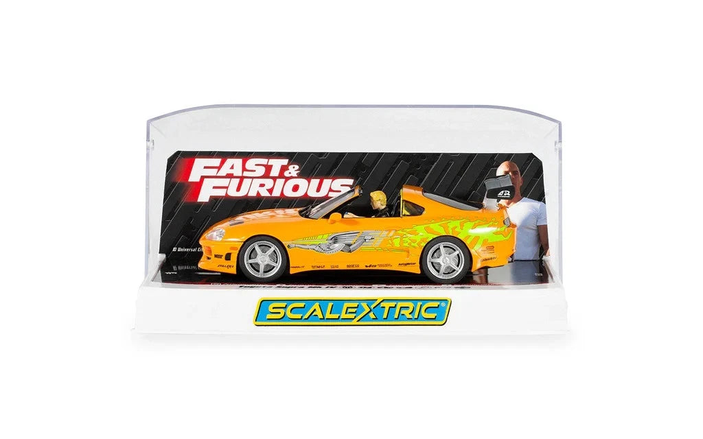 SCALEXTRIC 1/32 SCALE BRIANS TOYOTA SUPRA FROM THE MOVIE FAST AND FURI ...
