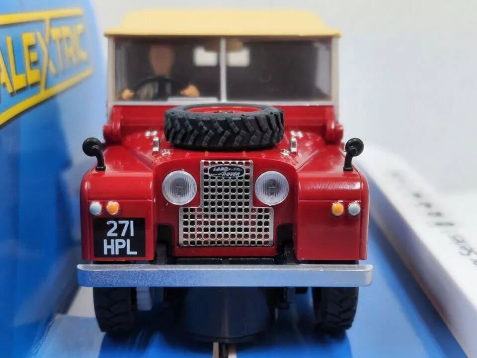 Scalextric Land Rover Series 1 - Poppy Red Slot Car New In Display Cas ...