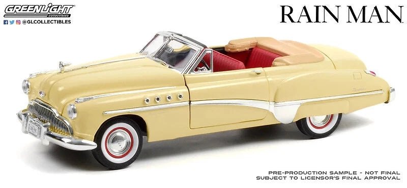 1/18 Greenlight 1949 Buick Roadmaster From The Movie Rain Man New in d ...