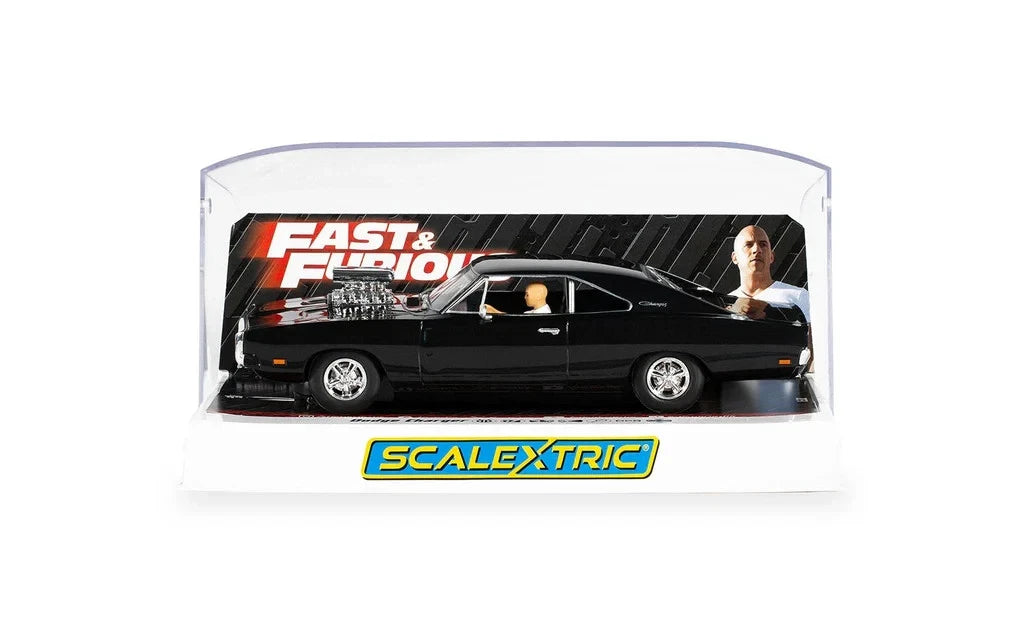 SCALEXTRIC 1/32 SCALE DOMS CHARGER FROM THE MOVIE FAST AND FURIOUS BRA ...