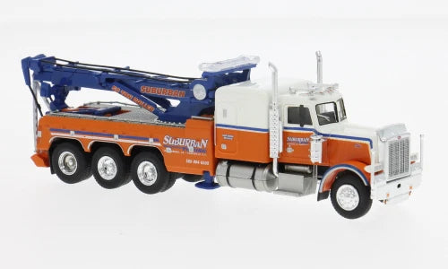 1/87 SCALE PETERBILT SUBURBAN TRI AXLE HEAVY WRECKER TOW TRUCK ...