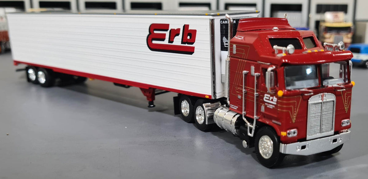 DCP / FIRST GEAR K100 KENWORTH ERB TRANSPORT WITH FRIDGE TRAILER*****6 ...