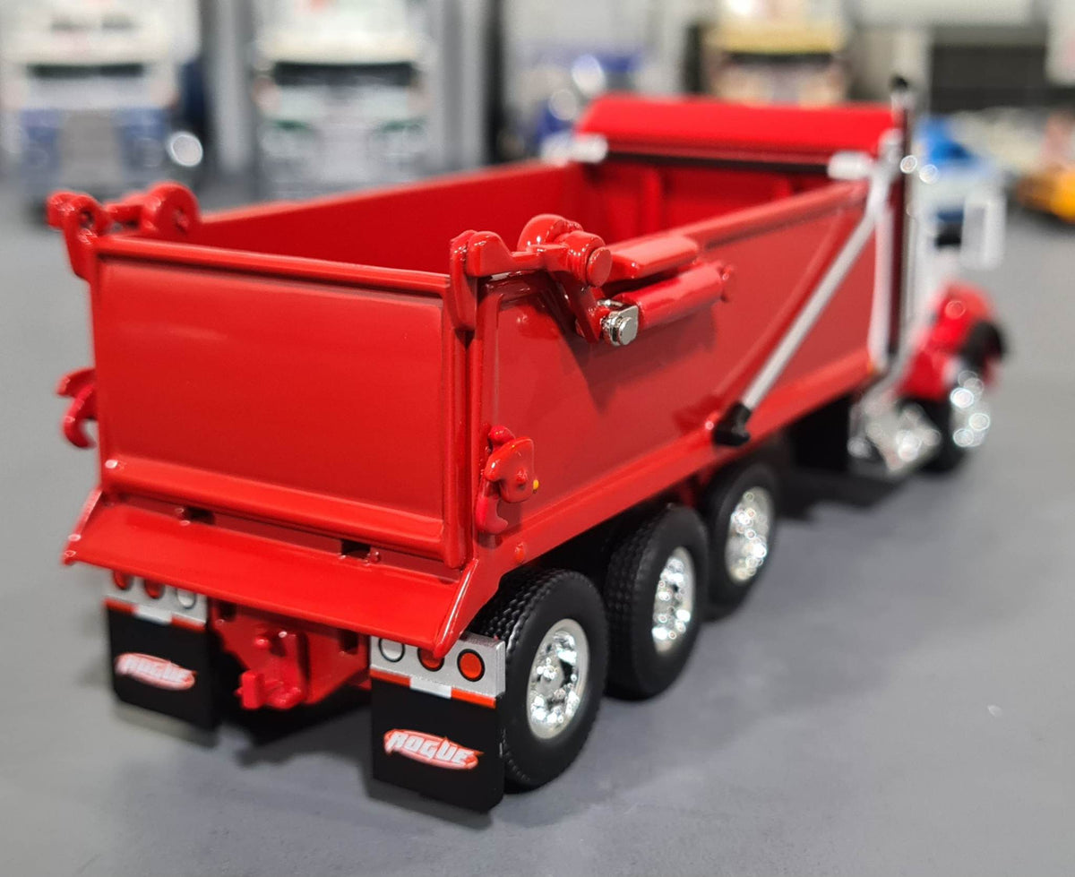 Dcp/First Gear 1/64 Kenworth T880 Tri Axle With Rogue Tipper Body 60-1 ...
