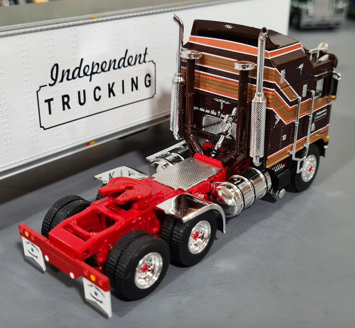 Dcp / First Gear K100 Kenworth Independent Trucking With Tri Axle Trai ...