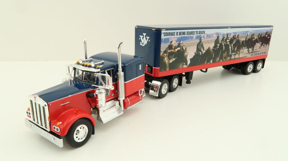 DCP / FIRST GEAR 1/64 KENWORTH W900A JOHN WAYNE COURAGE WITH TRAILER ...